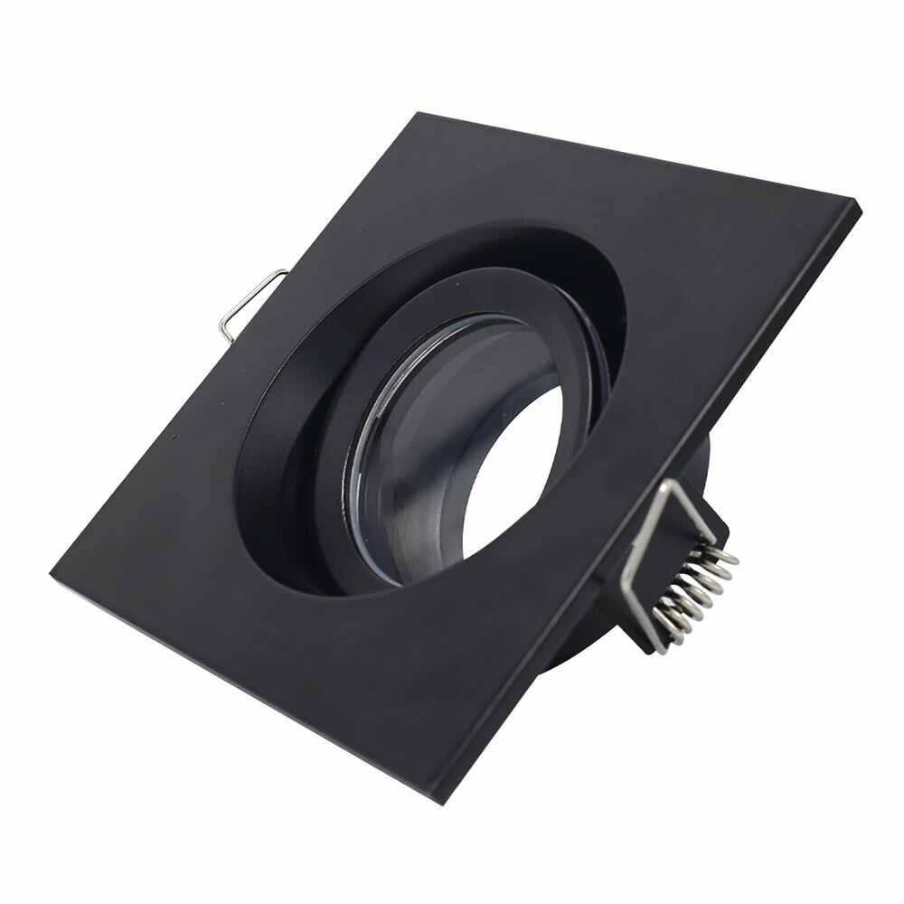 ST255.418.01 ST-Luce Св-к встр. Черный GU10 1*50W IP65 L96xW96xH45 220V Без ламп.
