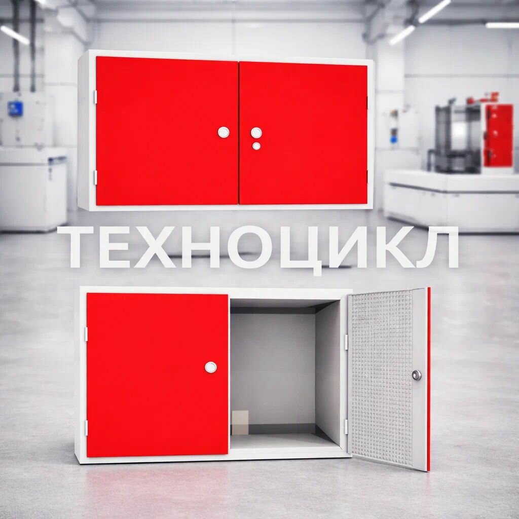 ШИМ-06-04 шкаф для инструмента 800х800х300 мм, серый, сварной, собранный, техноцикл