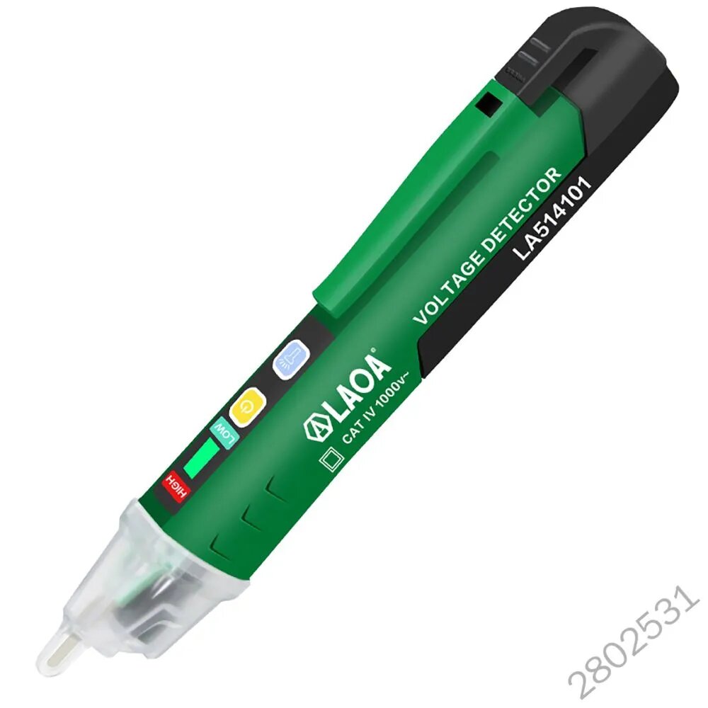 LAOA AC Voltage Detector LA820102 12-1000V Детектор напряжения Переменного тока, светодиодный индикатор — фото 1
