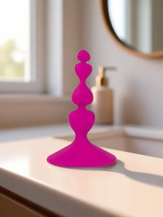 COSMO Анальная ёлочка CSM-23028 8 см, ярко-розовый