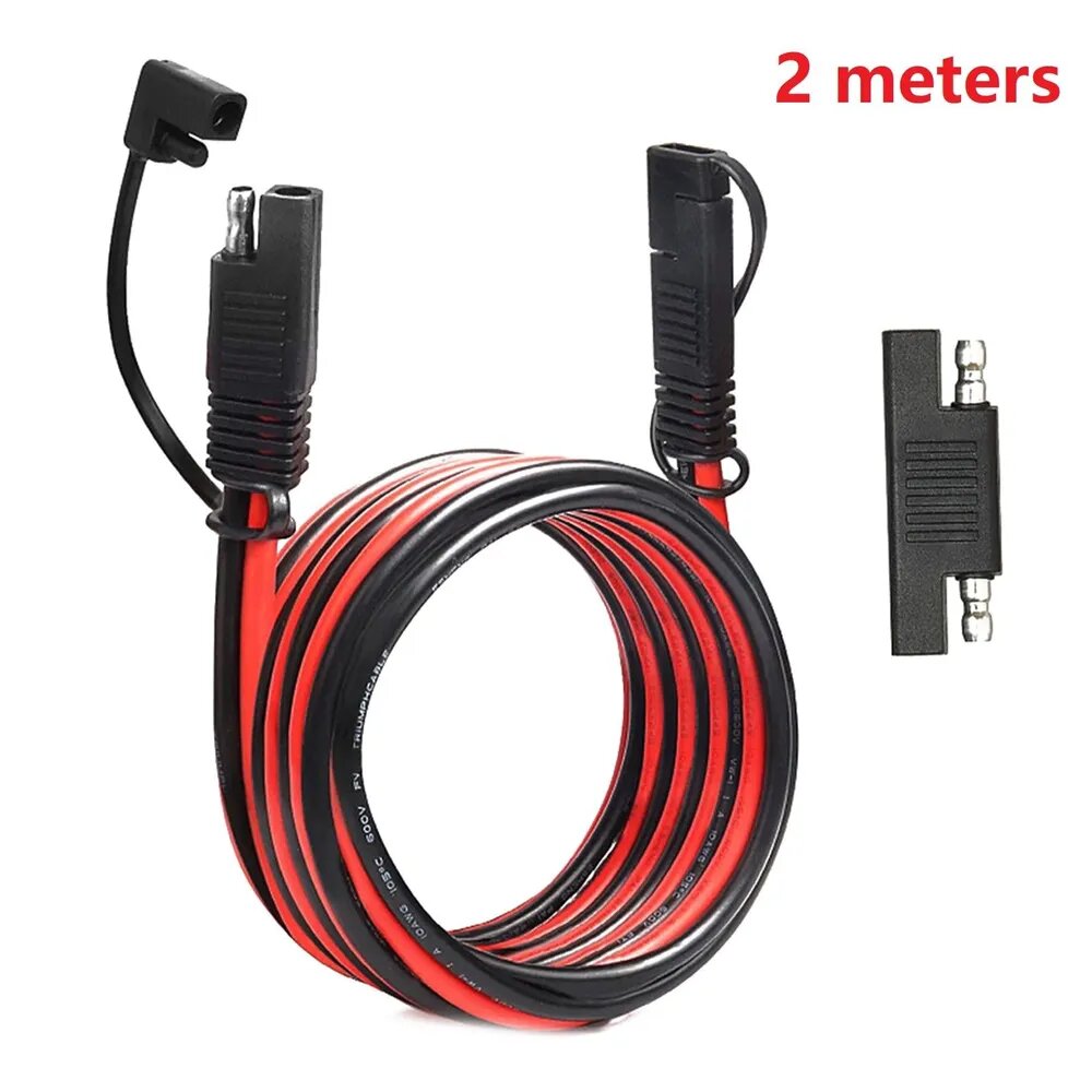 Удлинительный Кабель SAE 12AWG от SAE к Удлинителю Зарядного устройства SAE для Солнечной панели