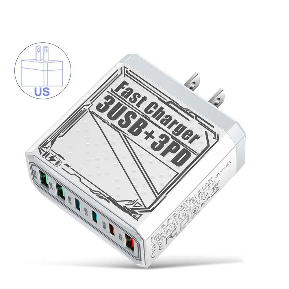 30-ваттный USB-C для настольных компьютеров с технической быстрой зарядкой для мобильных устройств