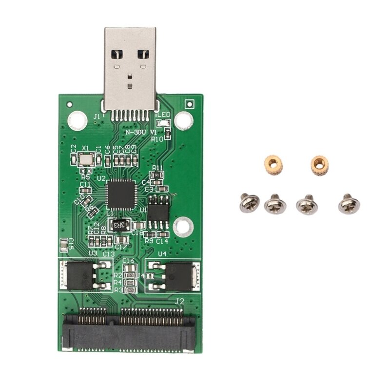 Твердотельный накопитель MSATA к адаптеру USB3.0 Отличается простотой в эксплуатации, надежностью и компактностью для безопасного хранения мобильных данных