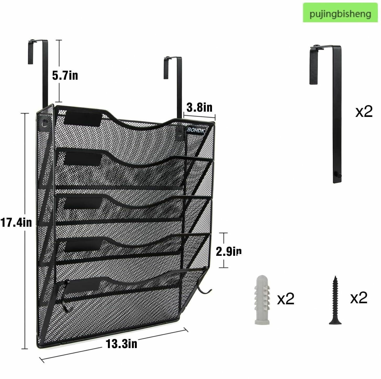 Лоток для бумаг металлический стойка для A4-размерных документов, многоуровневая организация для офиса