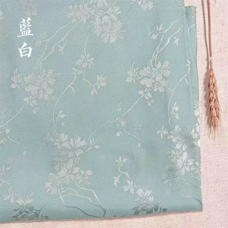 Жаккардовые шелковые и атласные ткани с цветочным узором, летний тонкий стиль, древний стиль ханьфу и чонсам,