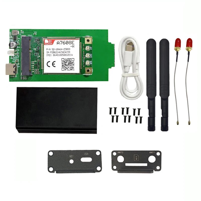 SIMCOM A7608E-H/A7608SA-H Модуль Cat4 LTE A7608E-H PCIE case
