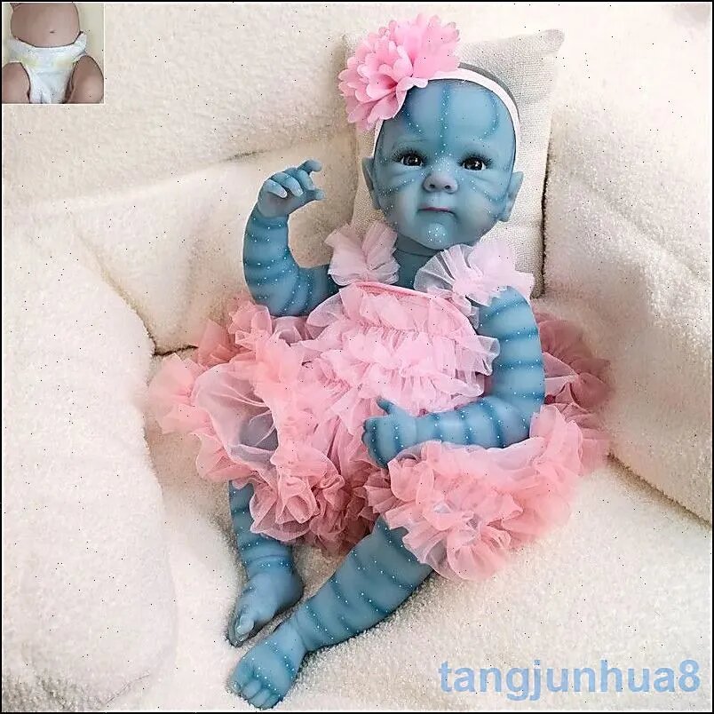 19-дюймовая кукла-аватар Reborn Baby Dolls для купания всего тела