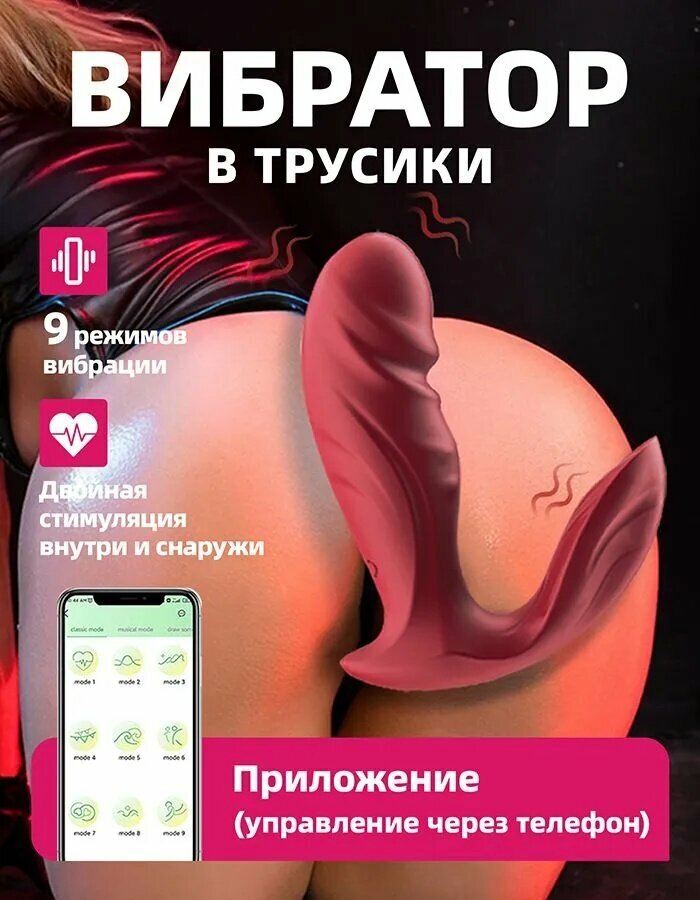 Вибратор для женщин с приложением, дистанционный, для клитора и точки G, стимулирующие трусики