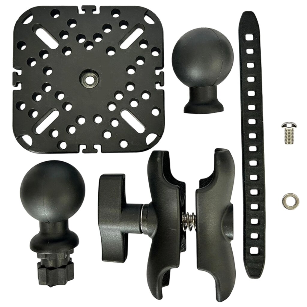 Регулируемое на 360 градусов крепление для эхолота, основание, кронштейн для крепления эхолота, монтажная пластина для эхолота, морское электронное крепление