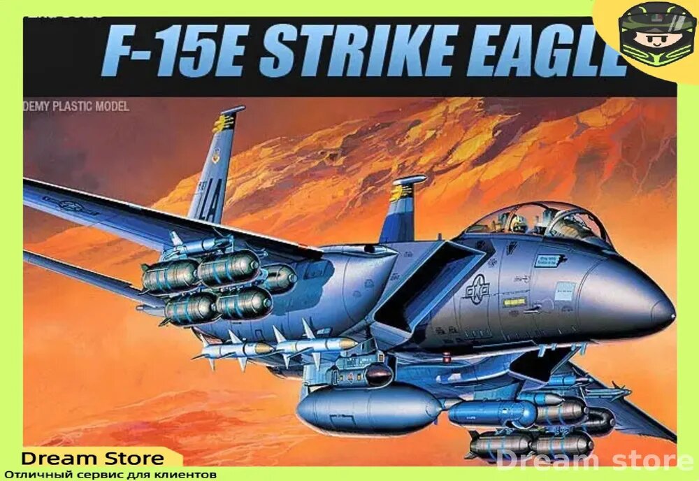 Academy 12478 1/72 F-15E Strike Eagle сборная модель самолета ABS