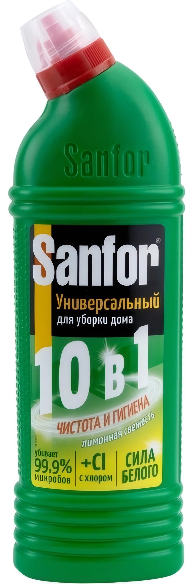 Чистящее средство для сан узлов SANFOR Лимонная свежесть 750 мл