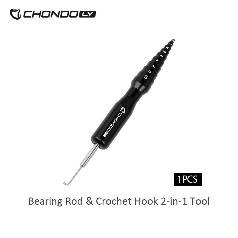 Инструмент 2-в-1: Bearing Rod и Crochet Hook CHONDOOLY