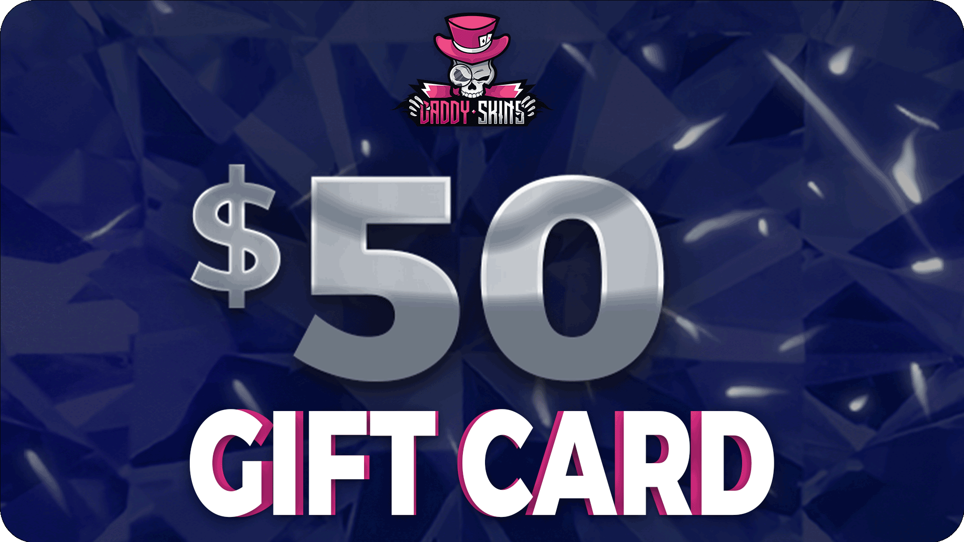 DaddySkins 50 USD Подарочная карта | купить цифровой ключ для активации в России