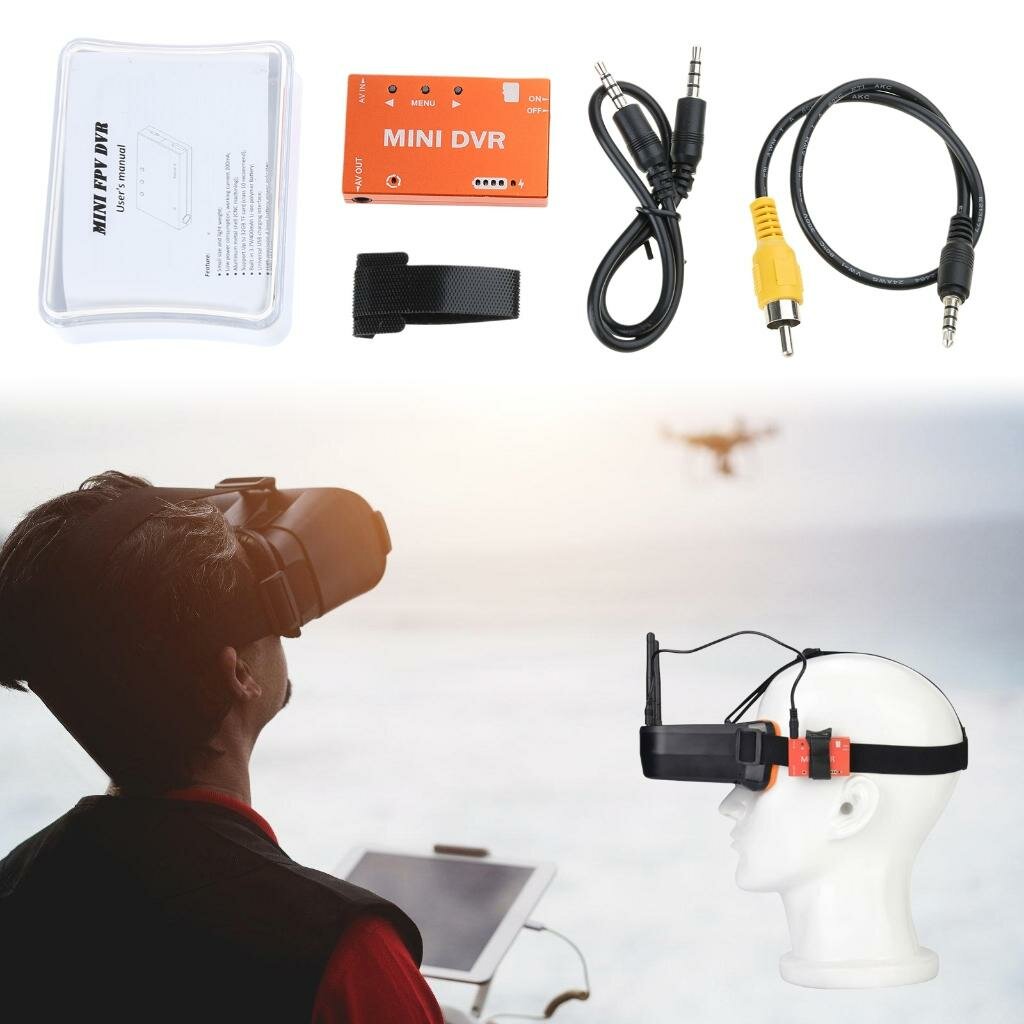 Мини-модуль FPV DVR, Черный — фото 1