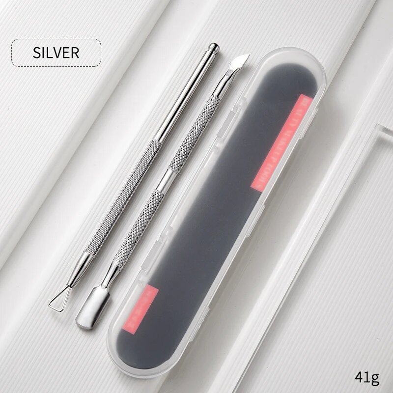 Набор пушеров для кутикулы 2 шт. Silver