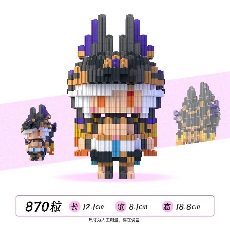 Конструктор пластиковый Bricks 3D Сайно Genshin Impact 870 Деталей