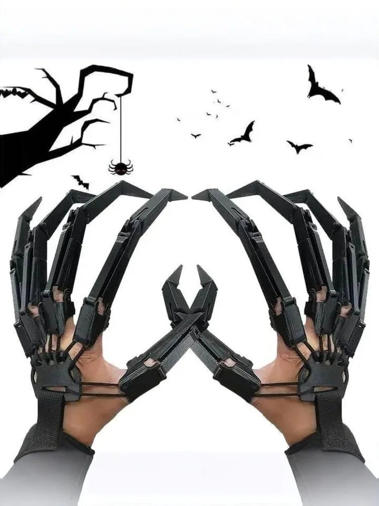 Игрушка детская на пальцы "Когти ужаса", надевается на руку; правая рука