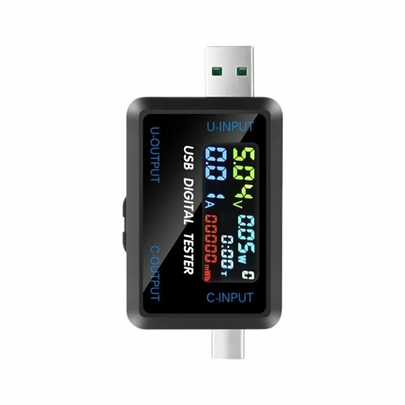 (1) Многофункциональный USB вольтметр - устье USB плюс устье Type C
