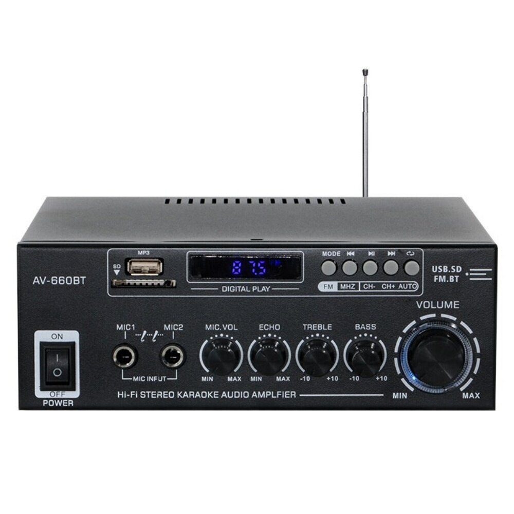 AV-660BT Bluetooth-усилитель мощности (2-канальный) — Усилитель для домашней аудиосистемы
