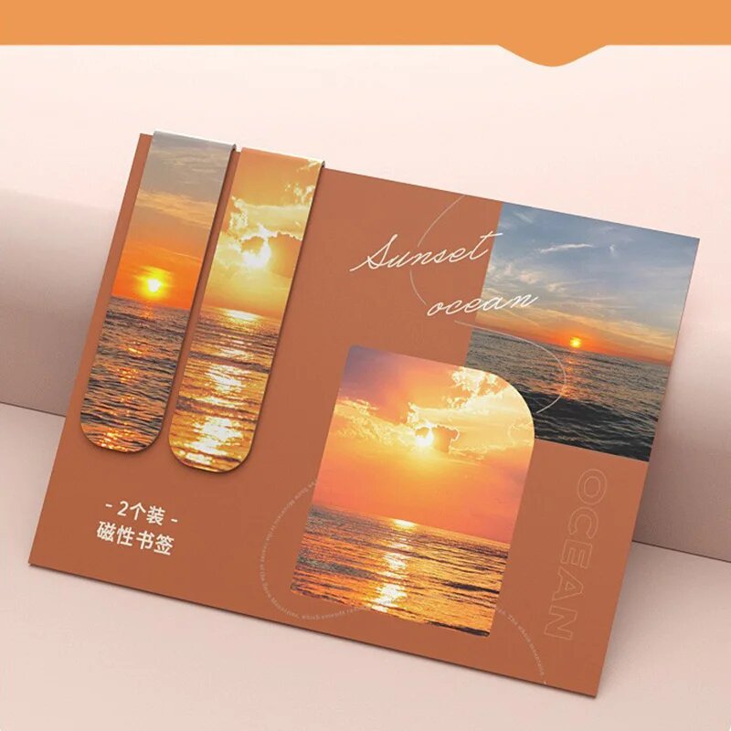 Закладка магнитная "Sunset Ocean", 2 шт, цвет 5