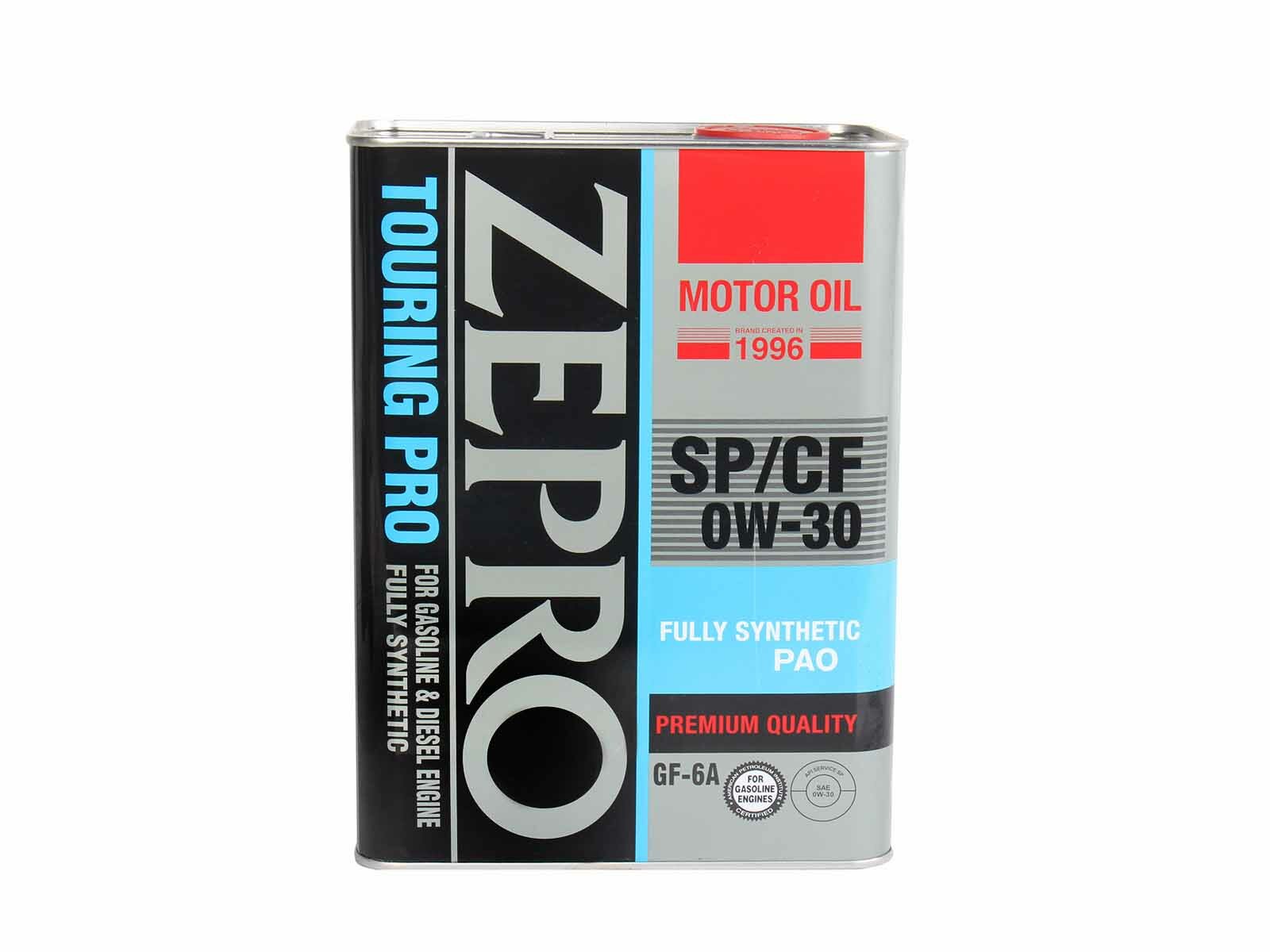 Масло моторное ZEPRO 0W30 TOURING PRO 4л