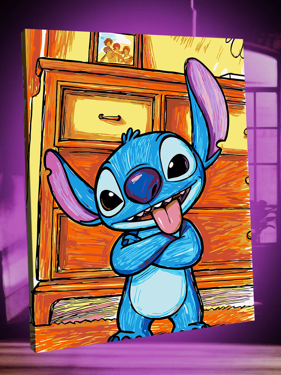 Картина по номерам Стич