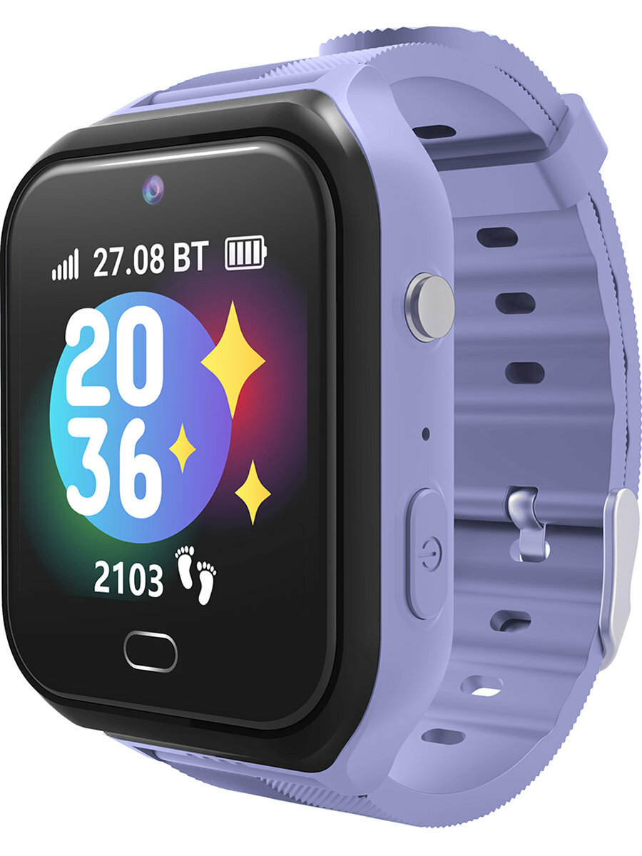 Умные часы Geozon Light с sim Фиолетовые