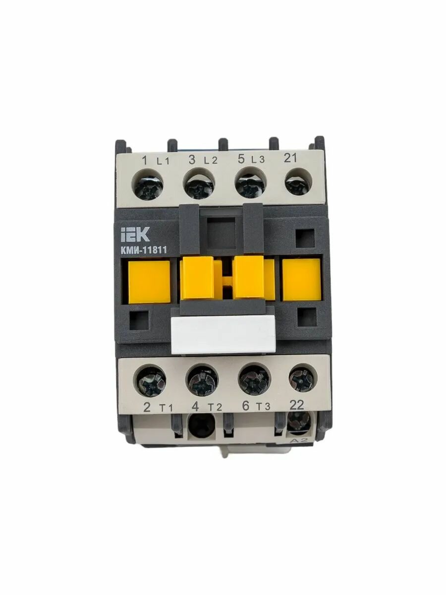 Контактор КМИ-11210 12А 400В/АС3 1НО IEK KKM11-012-400-10