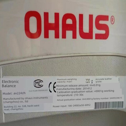 Адаптер питания OHAUS PR AX Series, 12 В, зарядное устройство для лабораторных весов