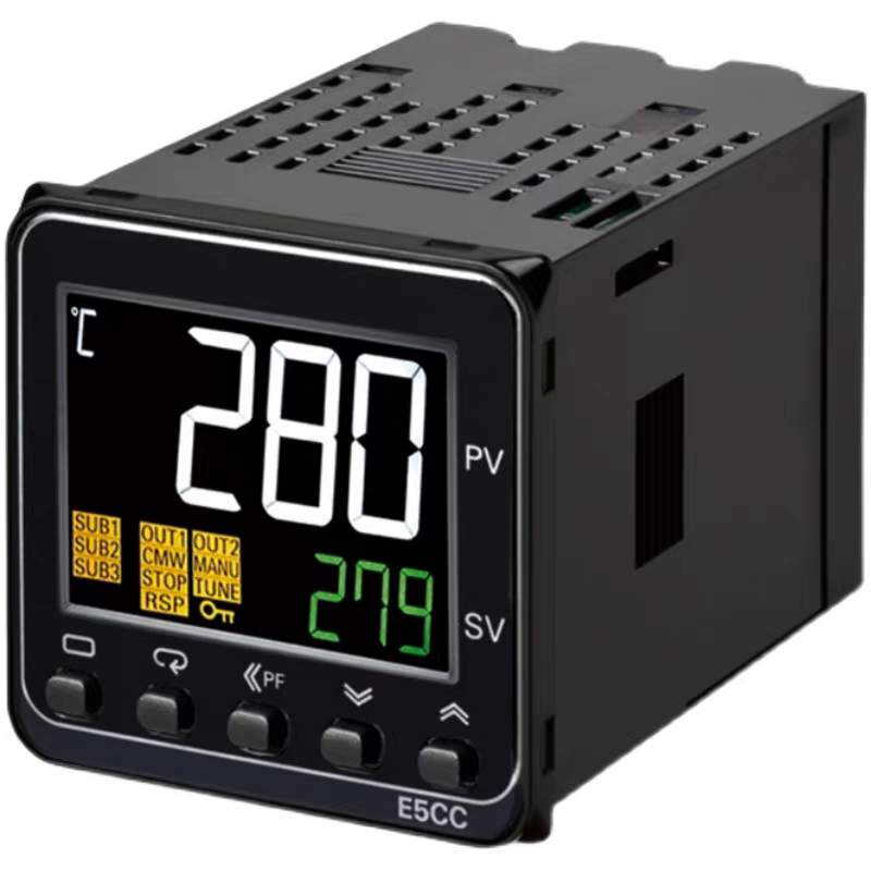 Регулятор температуры E5CC-QX2DSM-802 с цифровым интерфейсом для систем автоматизации процессов