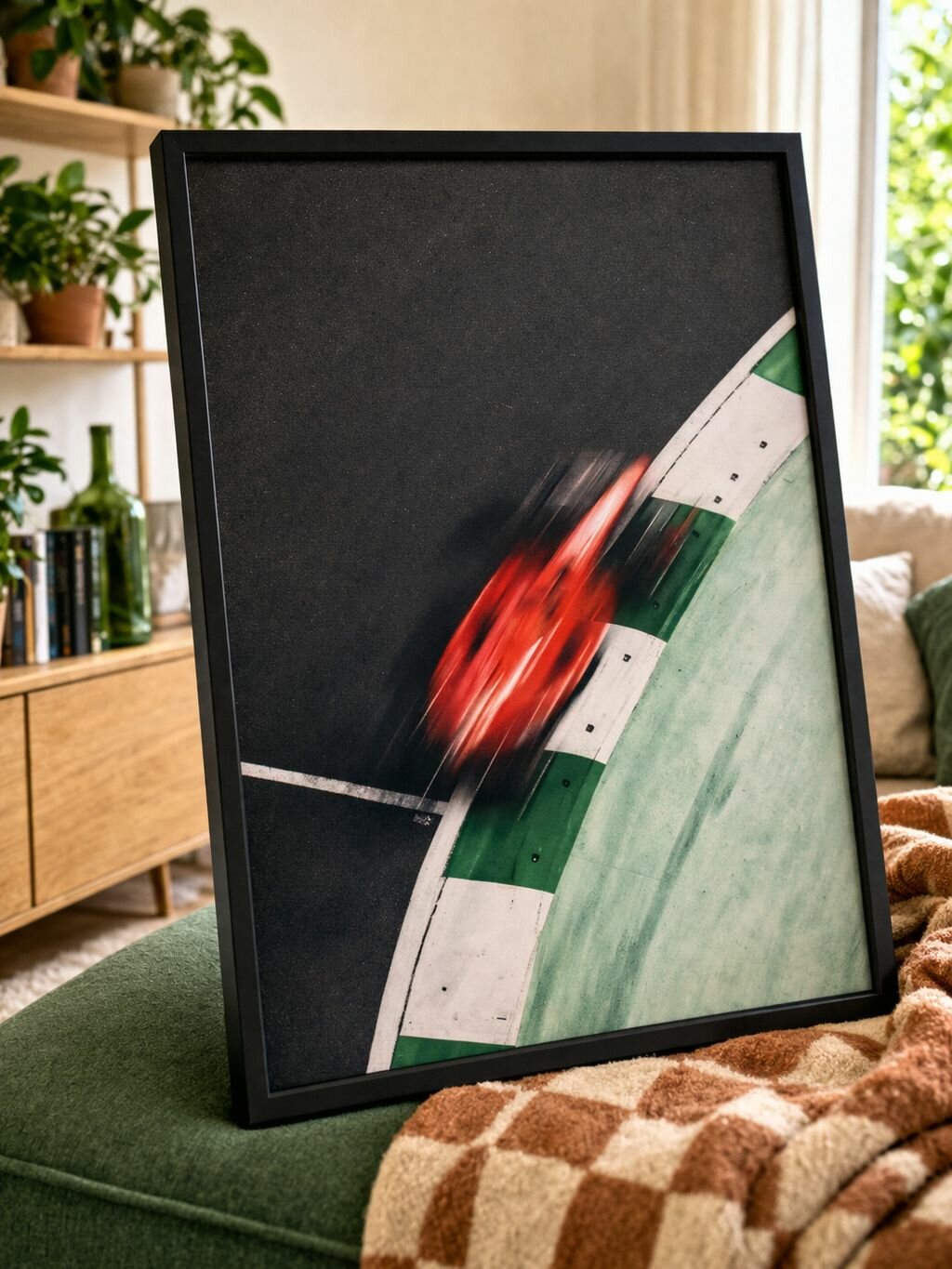 Постер на стену болид формула F1 30х40 см плакат автоспорт на стену, стильный декор комнаты