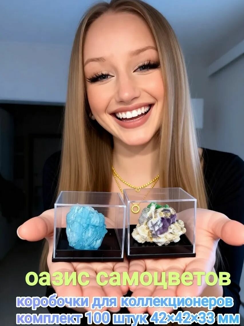 Коробка для минералов и вещей оазис самоцветов