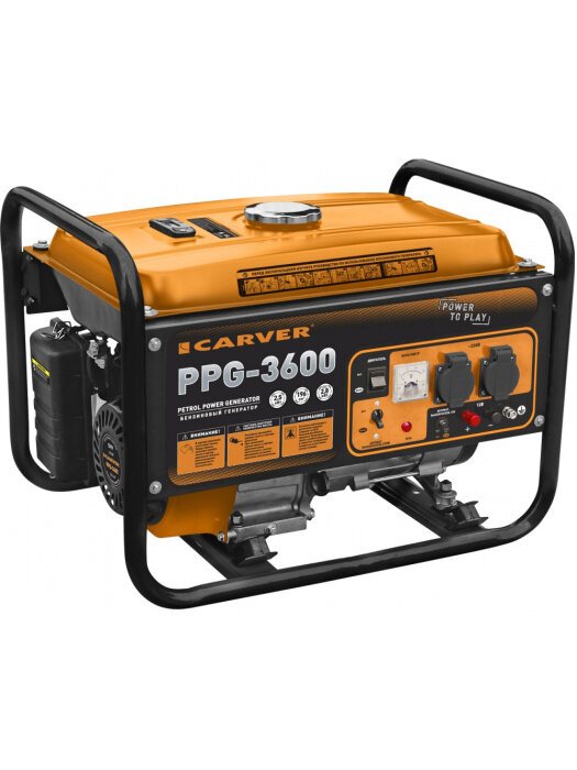 Генератор Carver PPG- 3600 2.8кВт