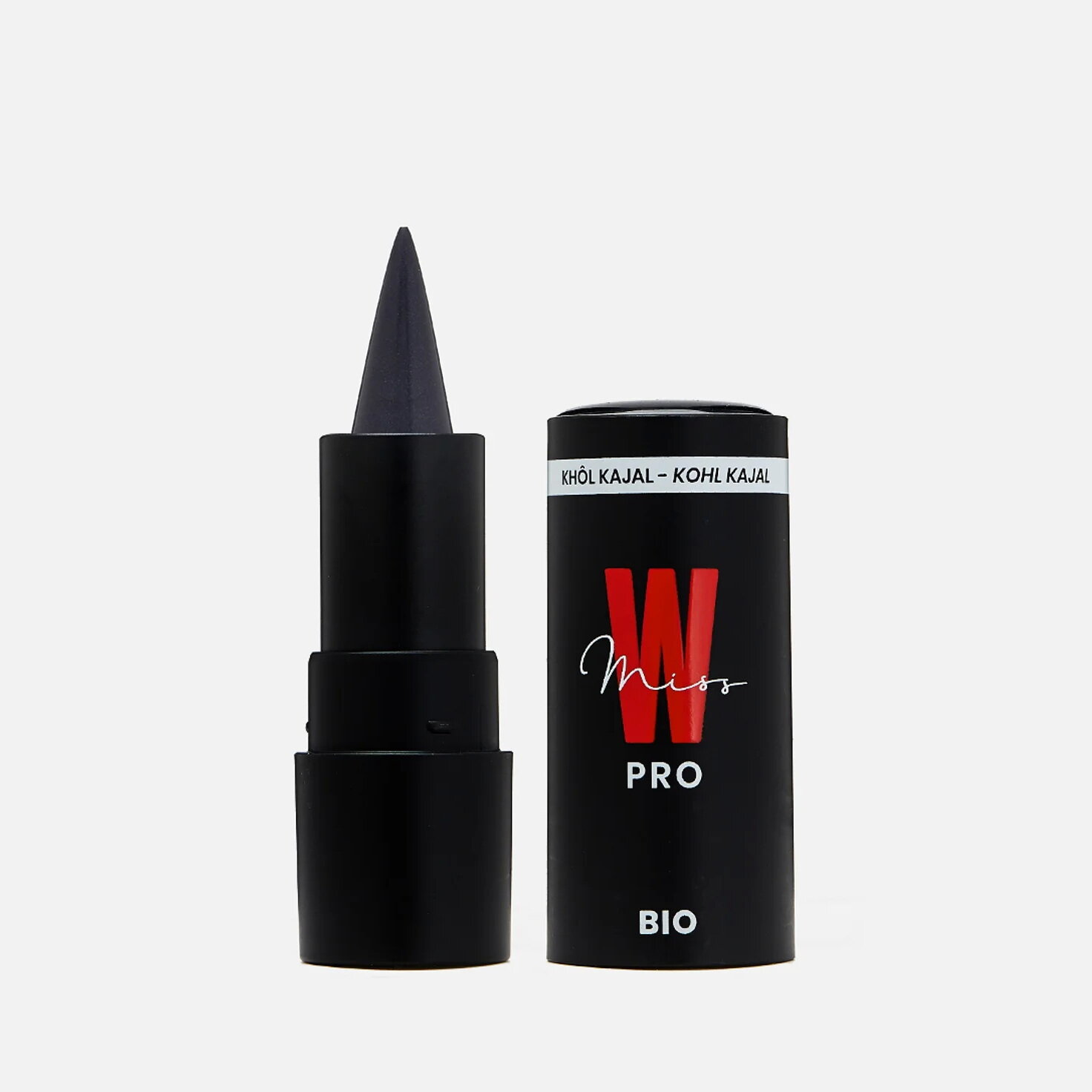Минеральный мягкий карандаш для глаз - каял 15 Сливовый 3,5 г, Miss W PRO (Мис Ви Про) для чувствительной кожи