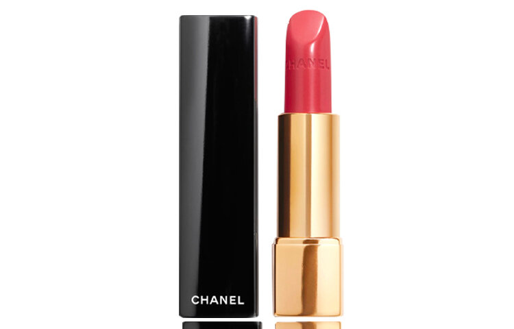 Бальзам для губ женский CHANEL Dazzling Charm, оттенок #191 ROUGE BRÛLANT, черный тюбик, увлажняющий блеск для губ