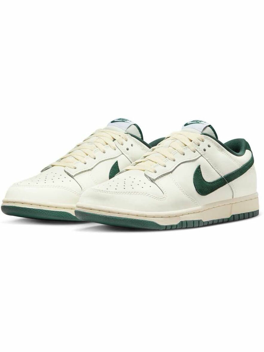 Кеды NIKE Dunk Low, полнота F, размер 9,5 US, белый, — фото 1