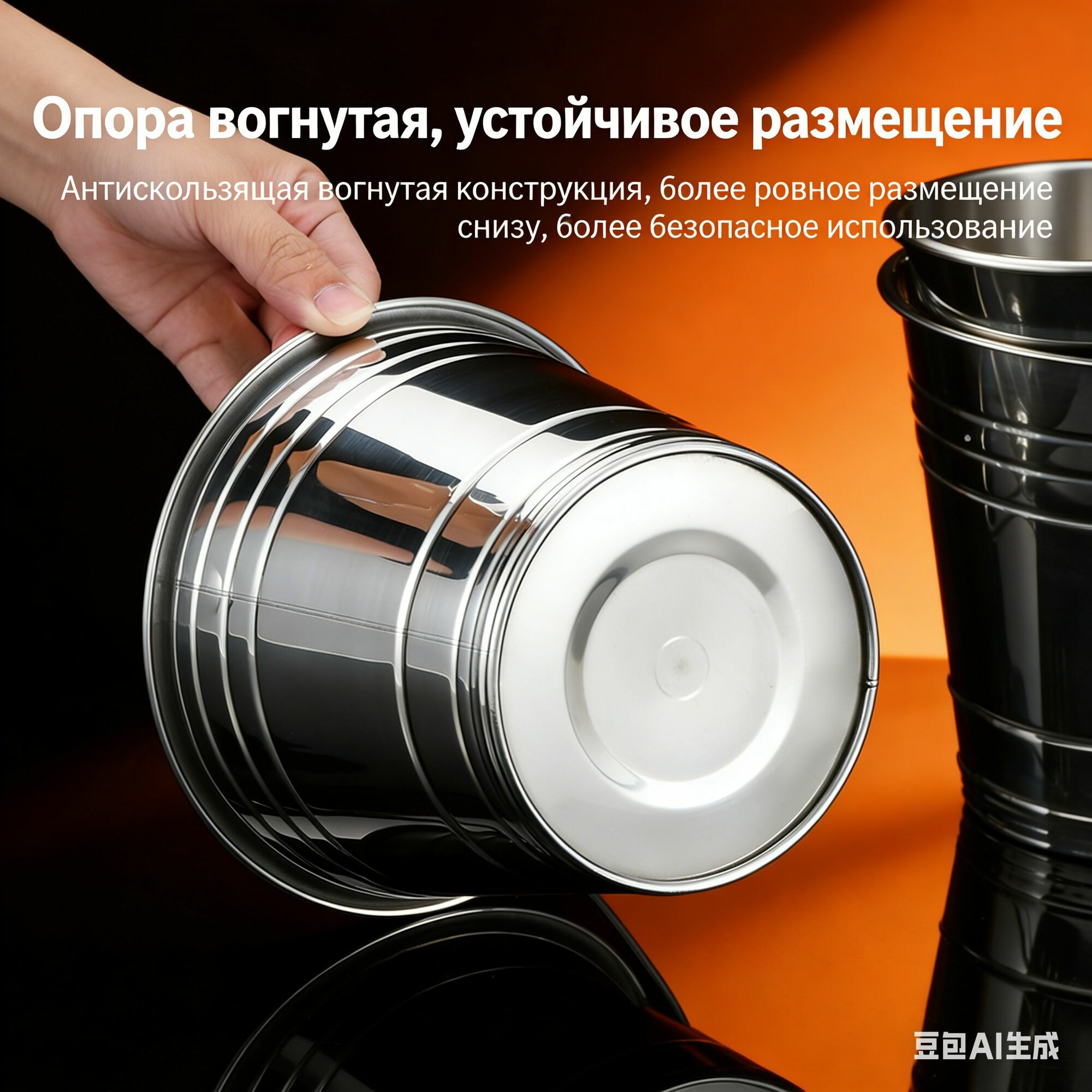 Ведерко для льда, 1 л — фото 1