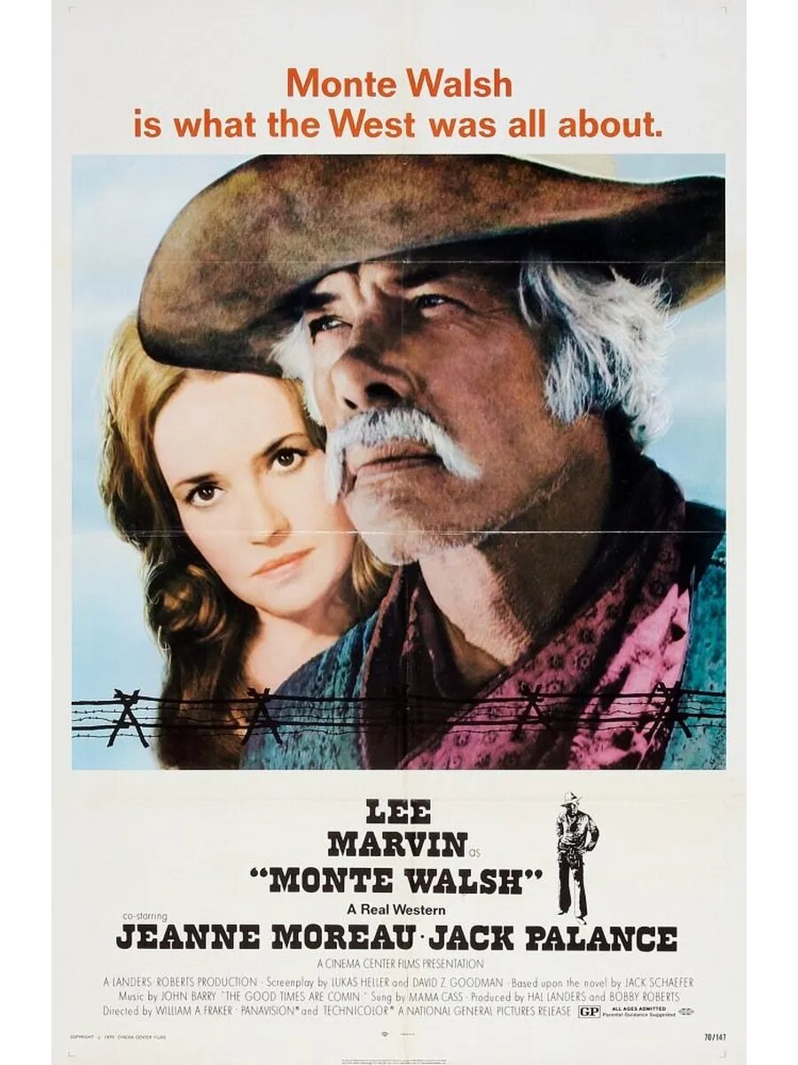 Монти Уолш (1970) (DVD-R)