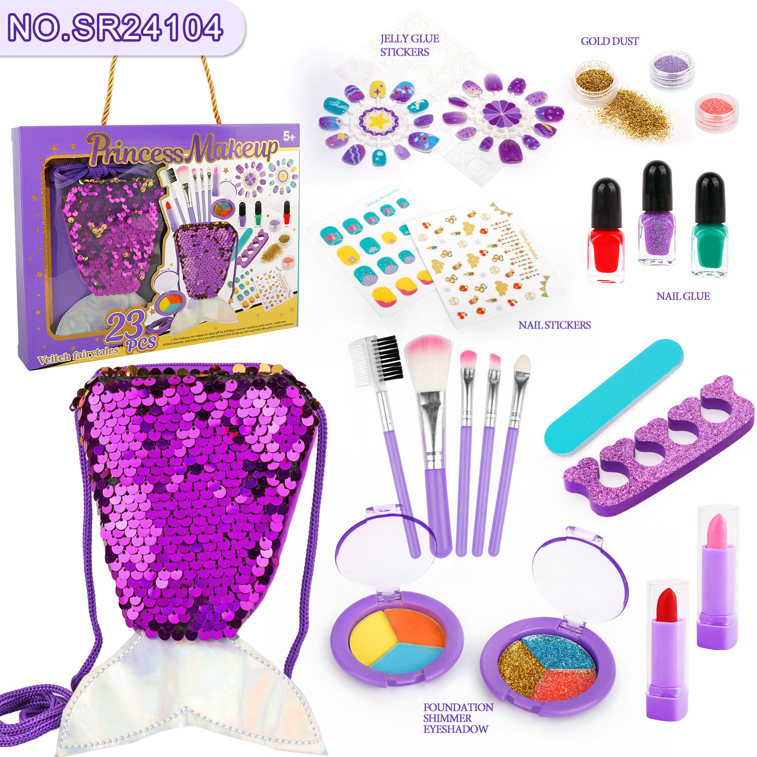 Разнообразие детских наборов для маникюра и макияжа, имитация детской косметики, игрушки для создания маникюра своими руками и ролевых игр.
