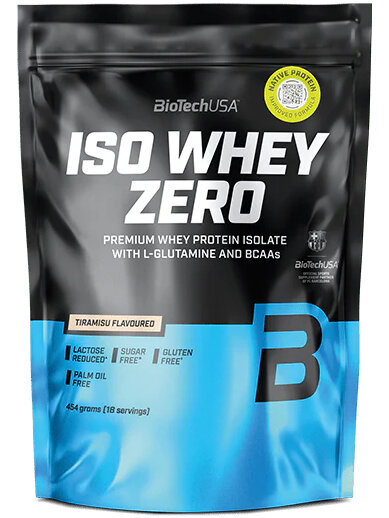 Изолят протеина BioTechUSA Iso Whey Zero 454 г, Тирамису