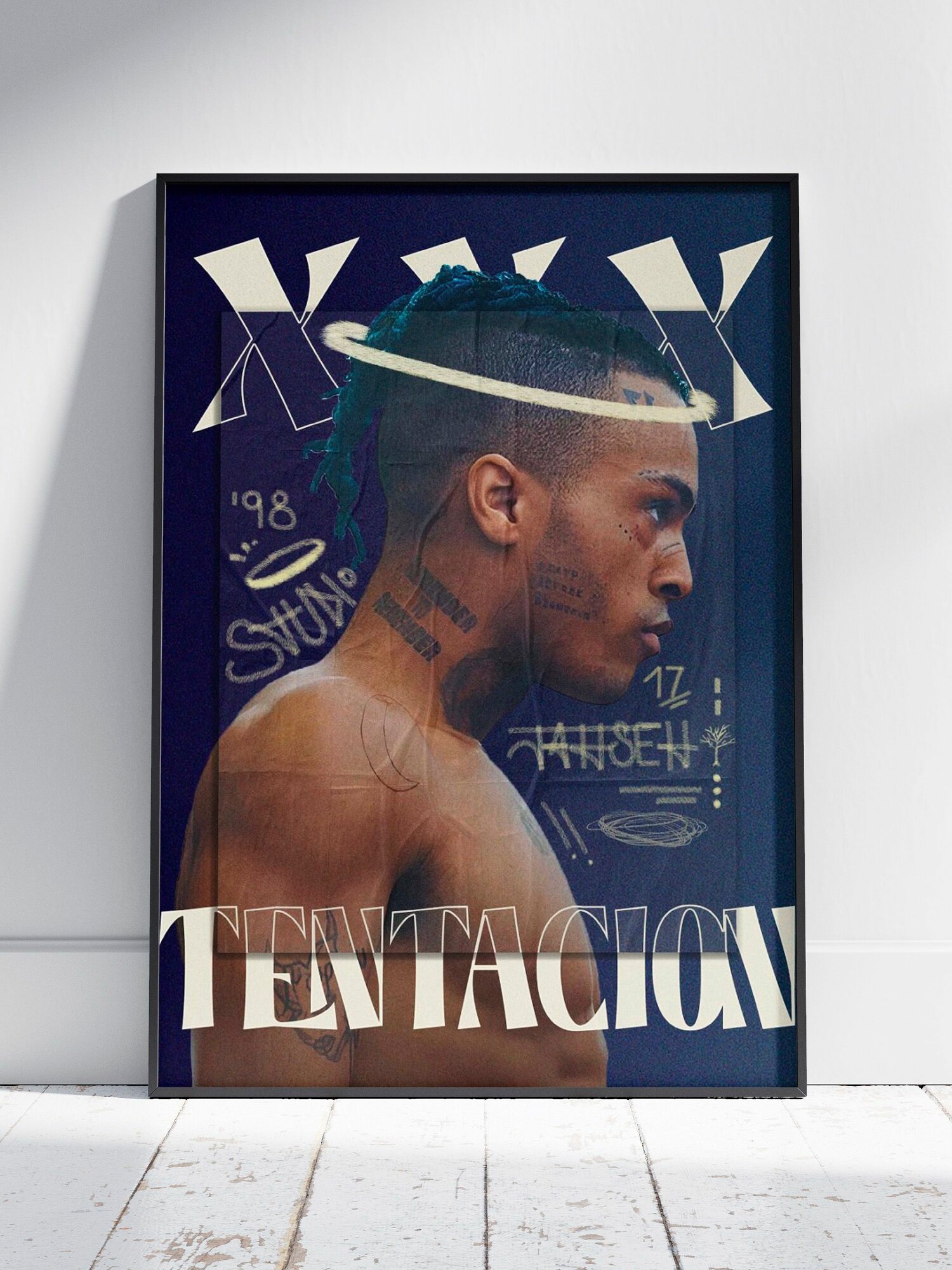 Плакат на стену для интерьера XXXTentacion (Тентасьон 48) - Постер по музыке и артисту формата A4 (21x30 см)