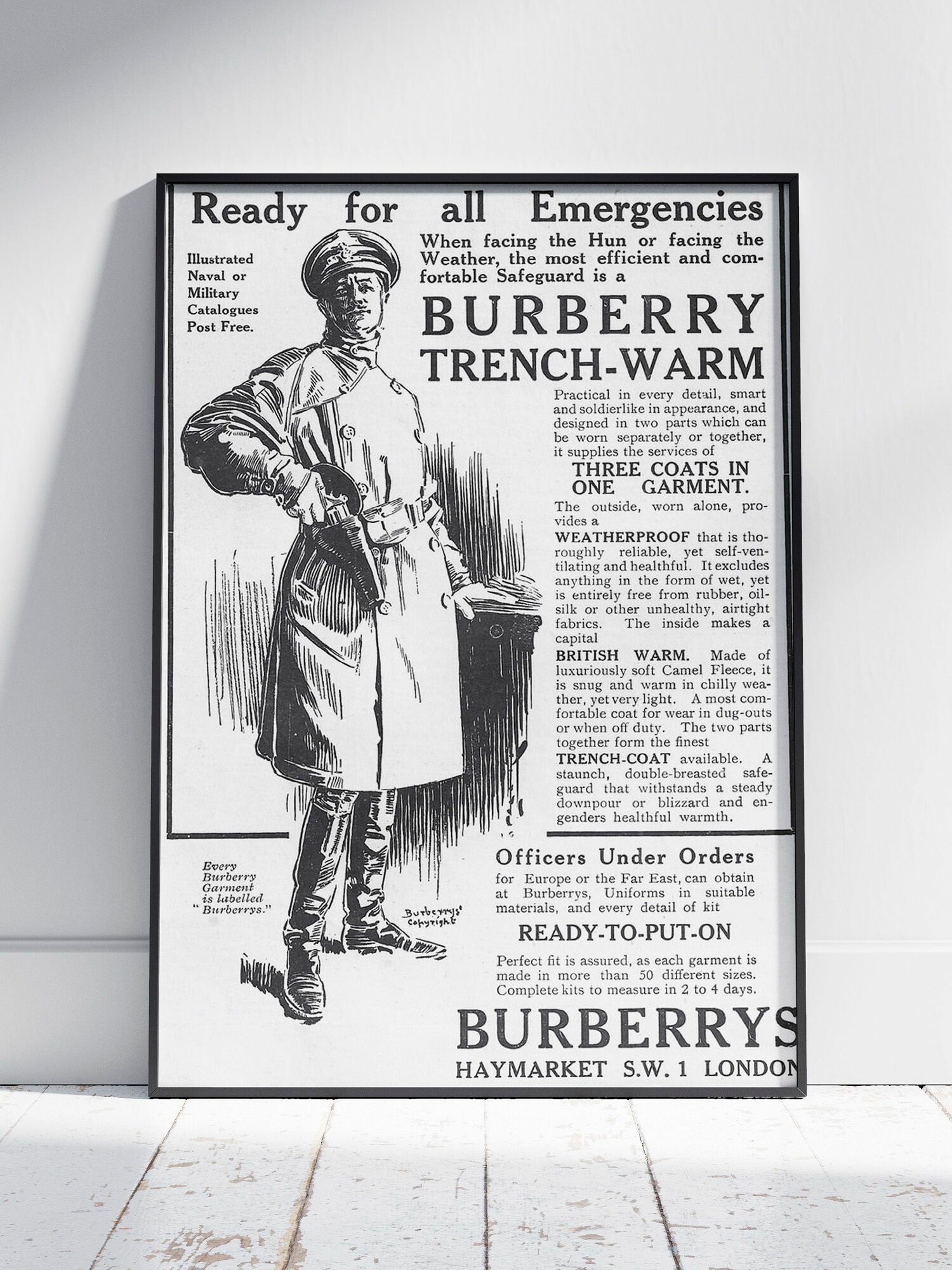 Плакат на стену для интерьера Барбери (Burberry 8) - Постер по модели, бренду и моде формата A4 (21x30 см)