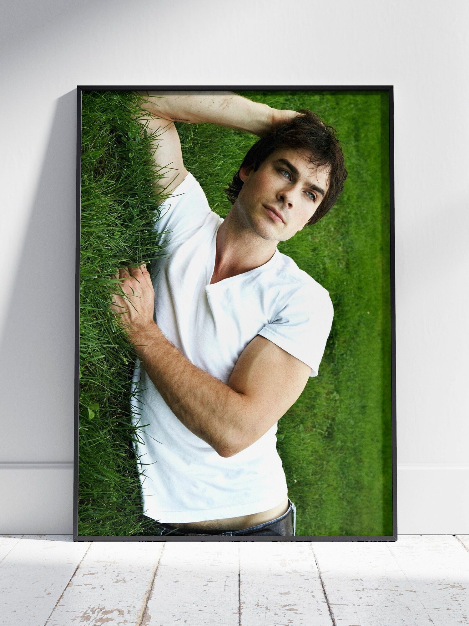 Плакат на стену для интерьера Иэн Сомерхолдер (Ian Somerhalder 37) - Постер по актеру фильма, кино, сериала формата A4 (21x30 см)