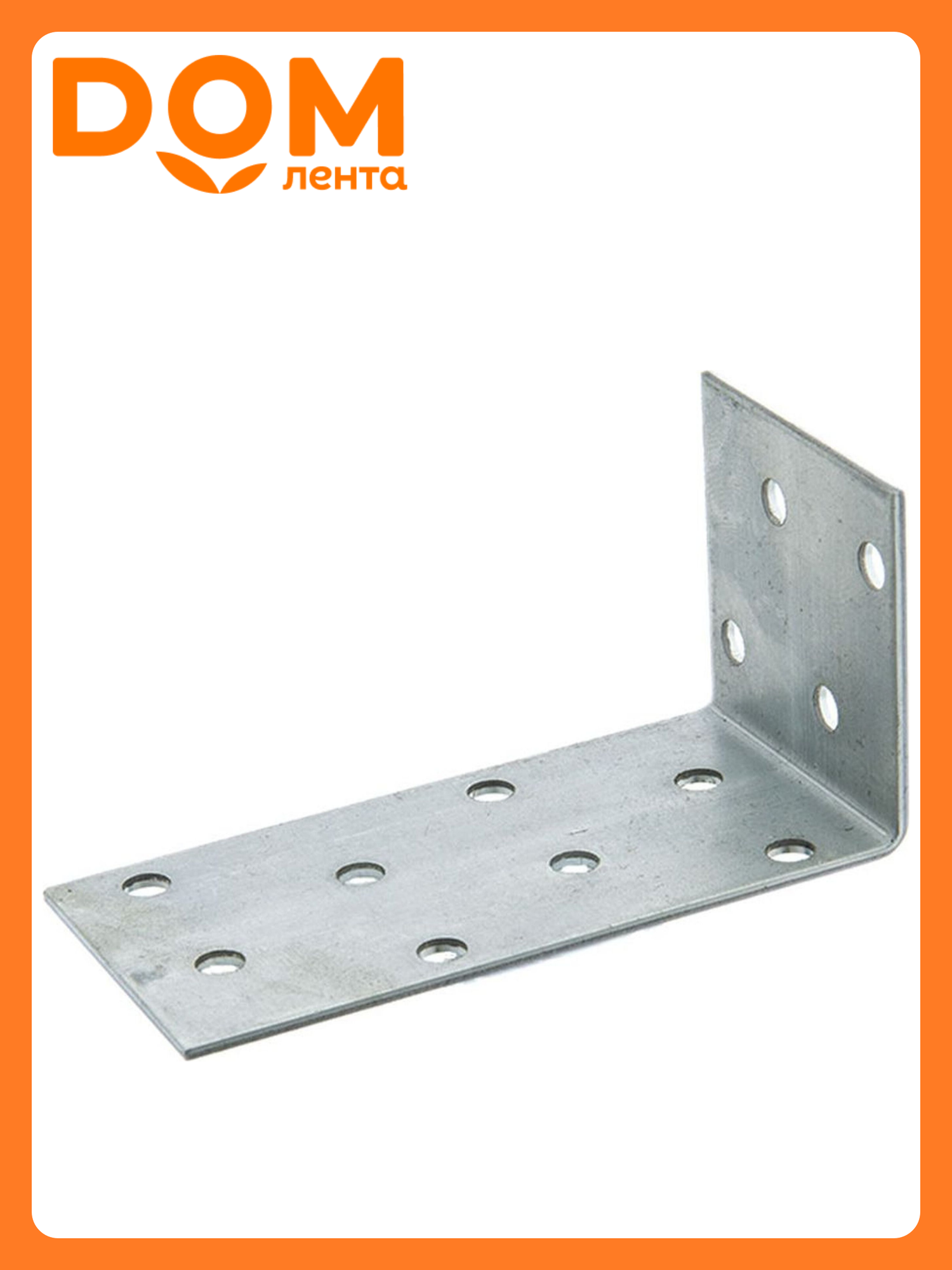 Уголок крепежный Tech-KREP, для дерева, анкерный, серебристый, 40x40x60 мм