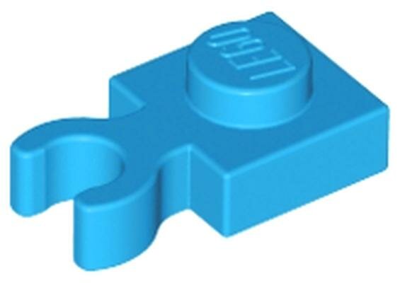 Деталь Lego 4085d Plate, Modified 1 x 1 with Open O Clip Thick (Vertical Grip)
