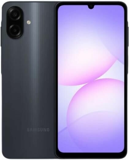 Смартфон Samsung Galaxy A07 4/64Gb черный SM-A075FZKDCAU