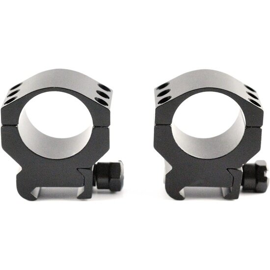 Кольца Nikko Stirling Sport Match, небыстросъемные на Weaver, 30мм, средние, 6 винтов, алюминий