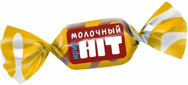Конфеты Молочный ХИТ неглазированные 2*500 грамм КДВ