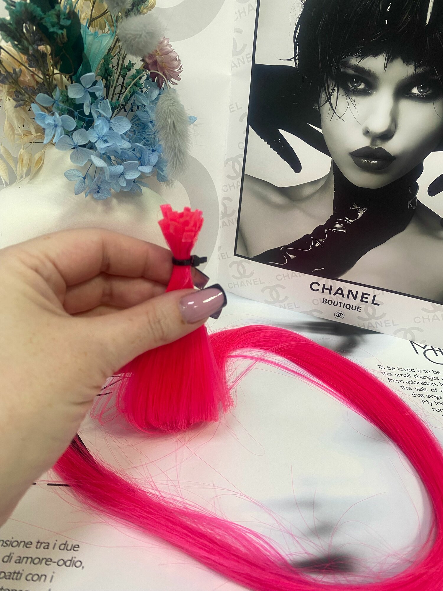 Биопротеиновые волосы для наращивания на капсулах