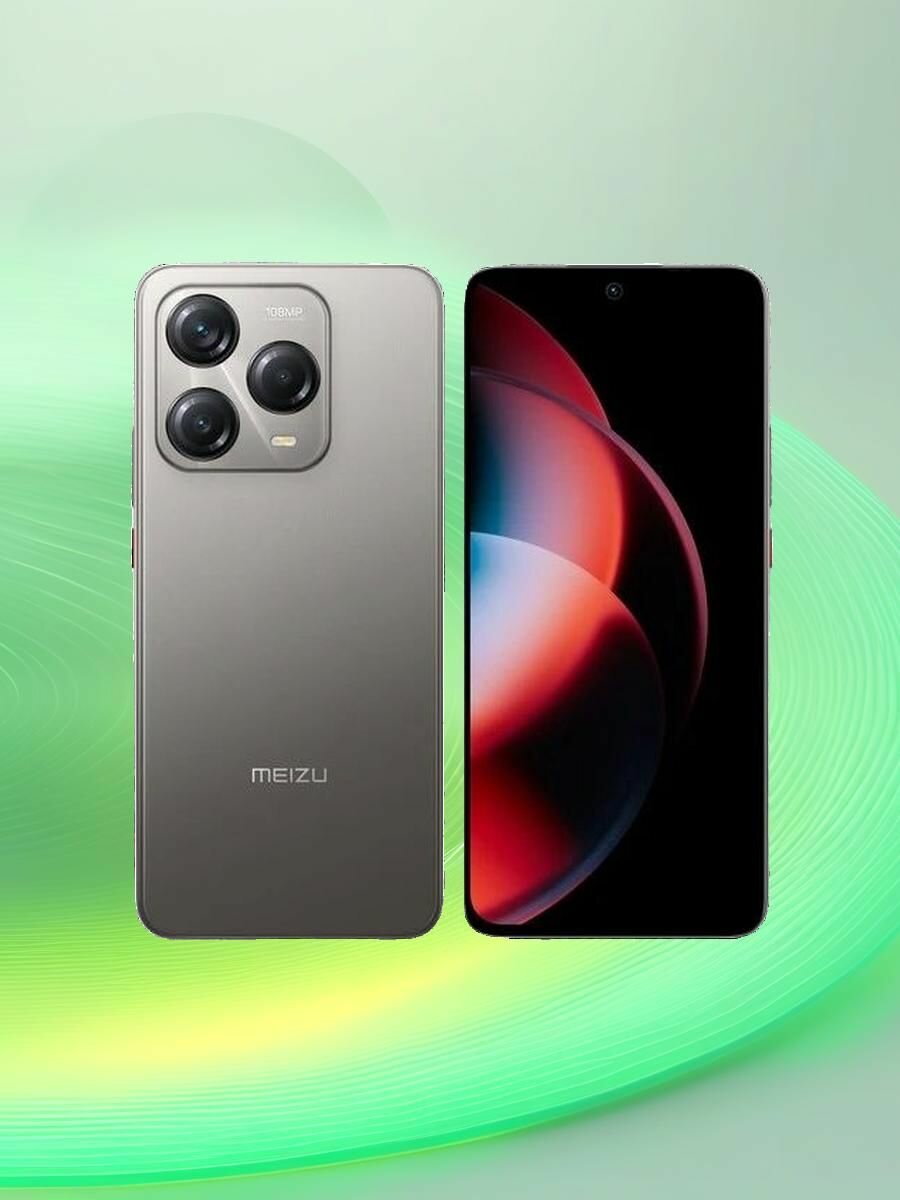 6.78" Смартфон Meizu Note 22 256 ГБ золотистый ядер - 8x(2.2 ГГц), 8 ГБ, 2 SIM, AMOLED, камера 108+8+2 Мп, NFC